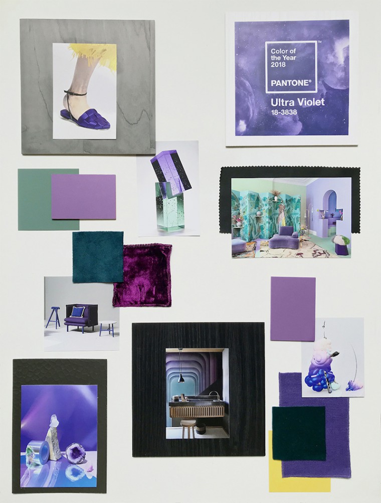 Ultraviolet, color Pantone of the year 2018, por Gudy Herder