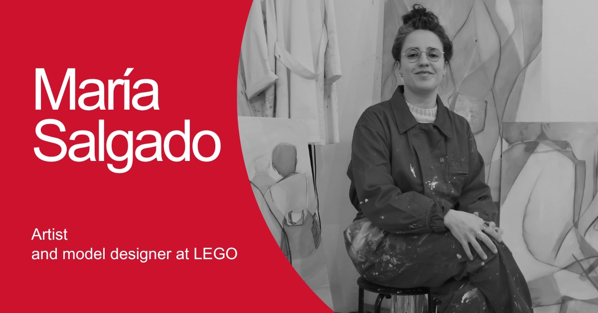 María Salgado, artist and model designer at LEGO